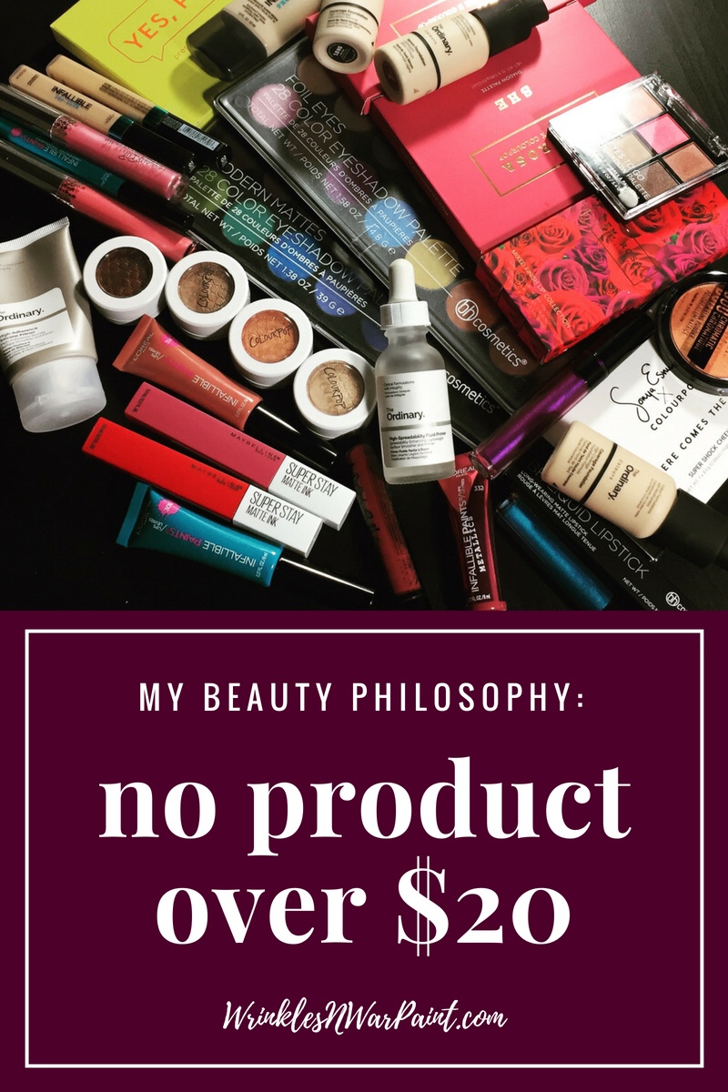My Beauty Philosophy: No Products Over $20 (with caveats, of course ...
