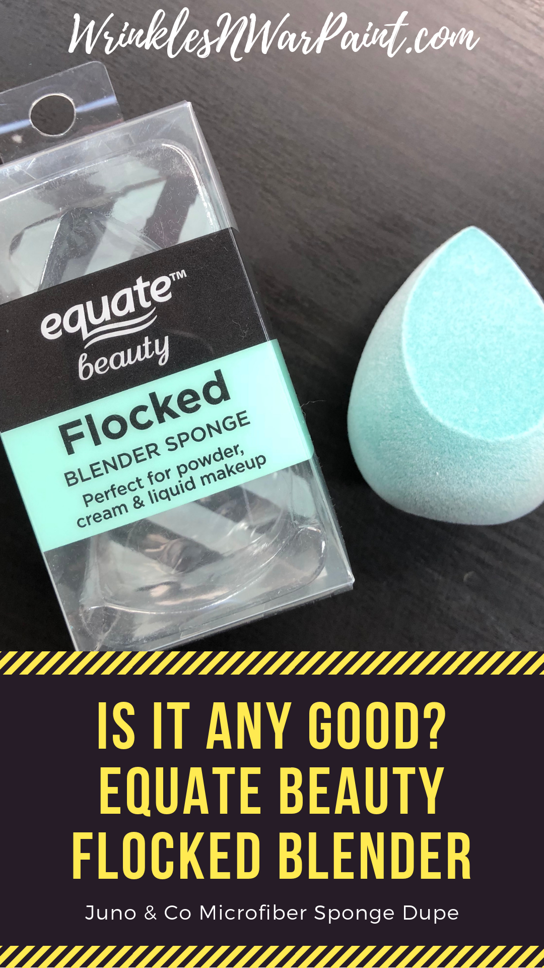 Is It Any Good? Equate Beauty Flocked Blending Sponge – Wrinkles & War ...